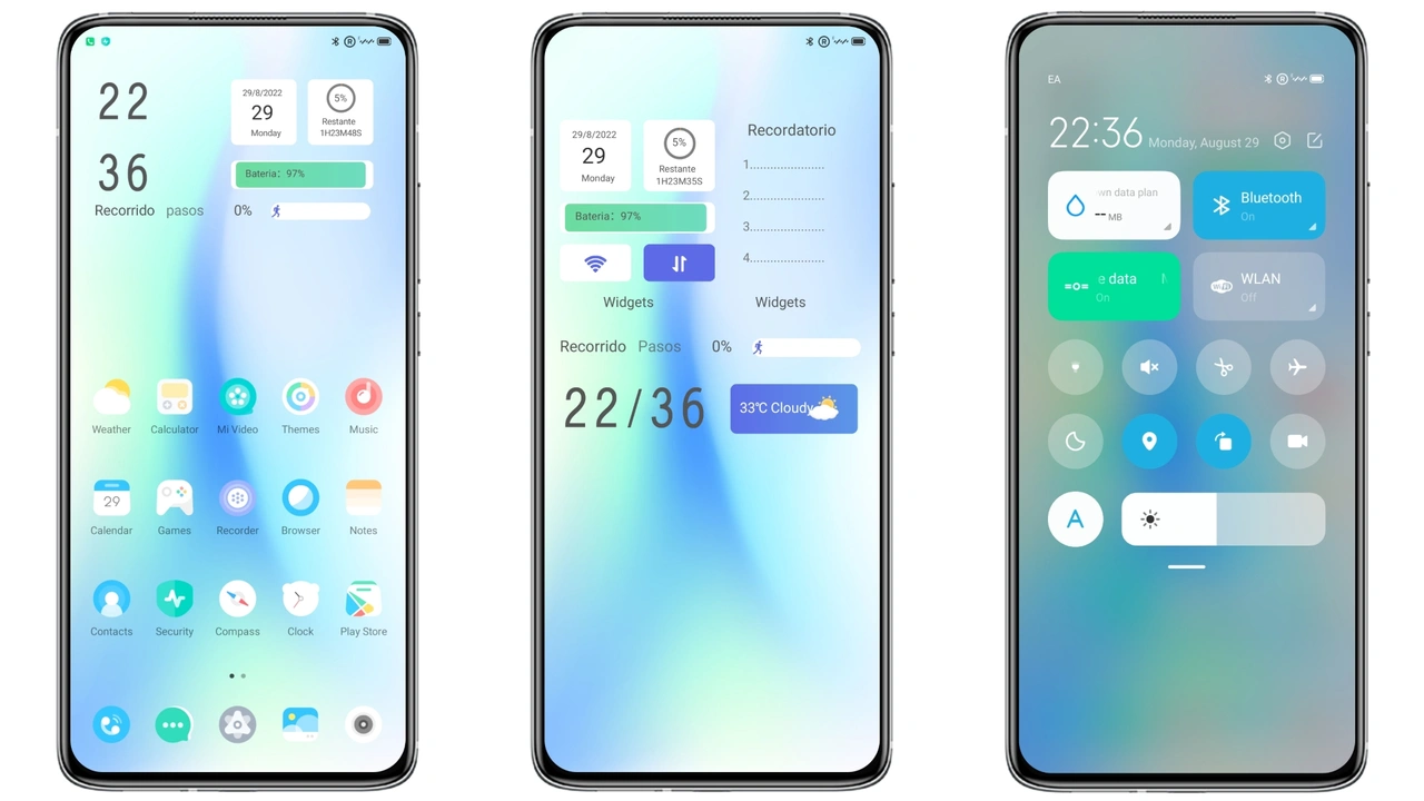 IZAN UI IZ V13 MIUI theme for Xiaomi and Redmi devices - MIUI Themer