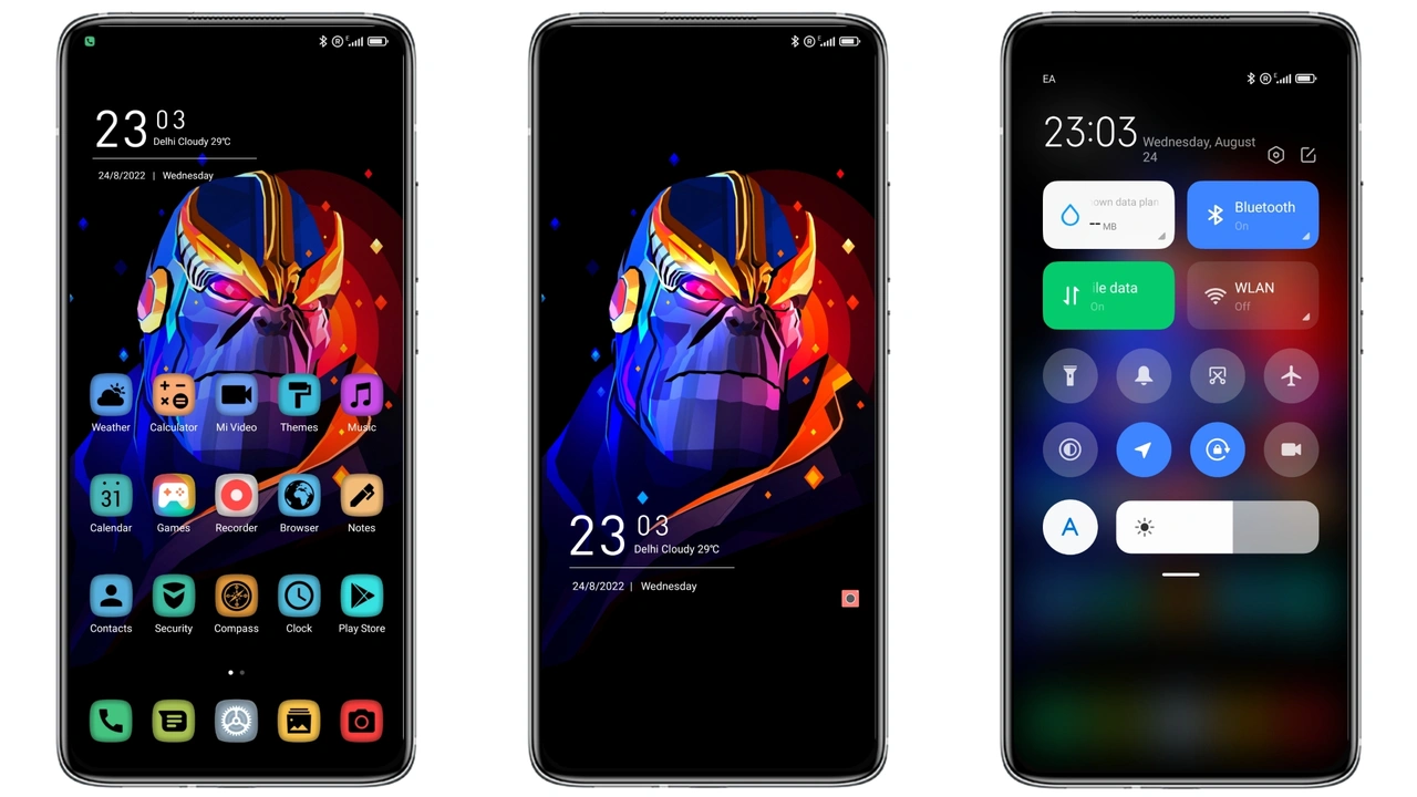 Infinity War MIUI theme for Xiaomi and Redmi devices - MIUI Themer