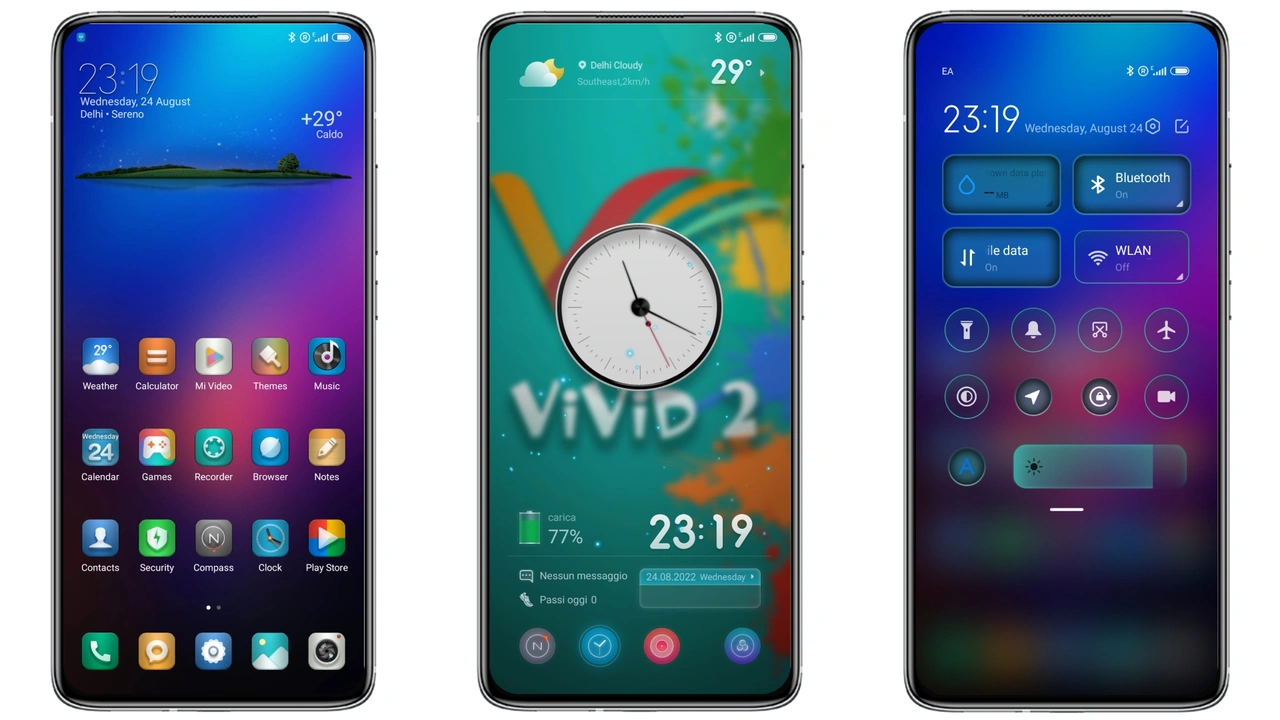 Vivid 2 Theme_v13 MIUI theme for Xiaomi and Redmi devices - MIUI Themer