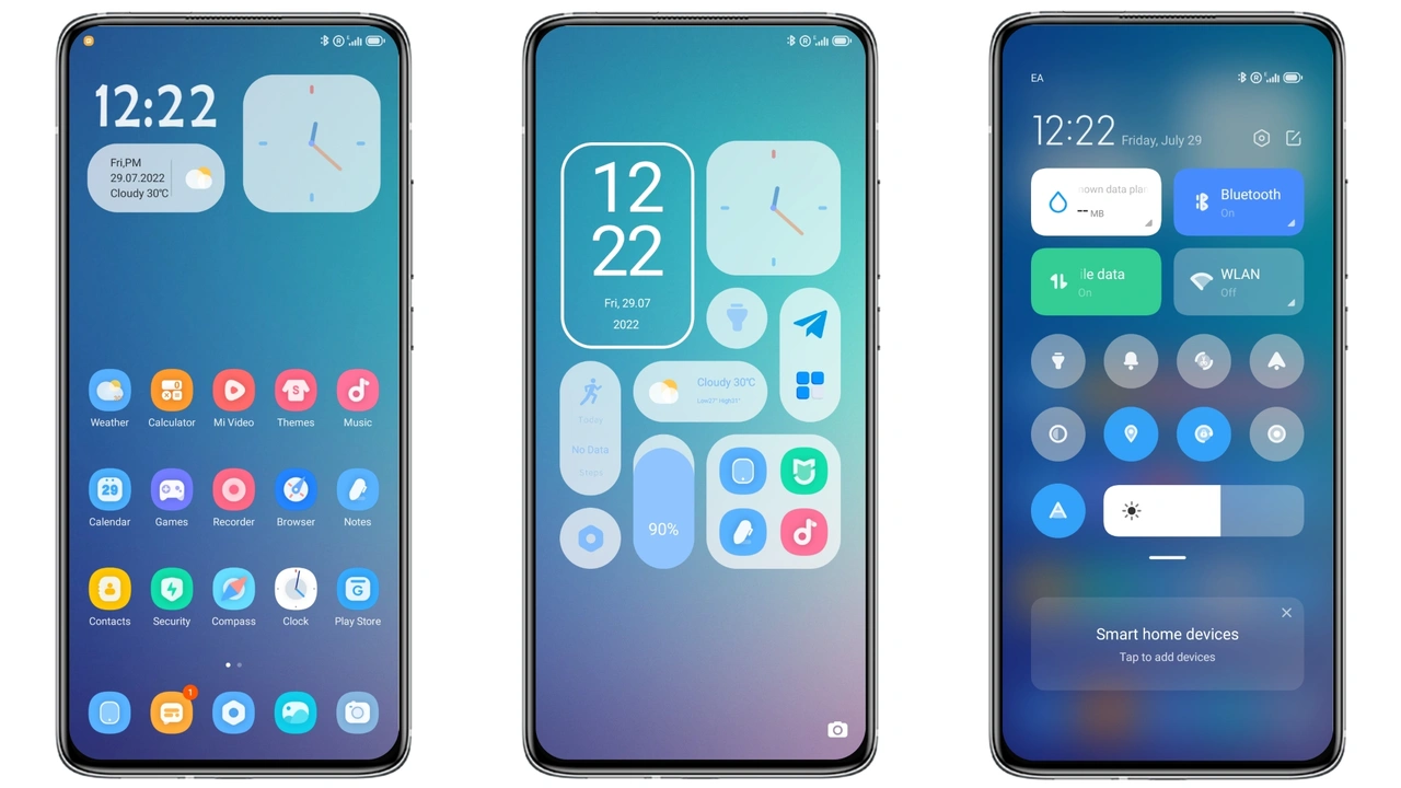 Widget En MIUI theme for Xiaomi and Redmi devices - MIUI Themer