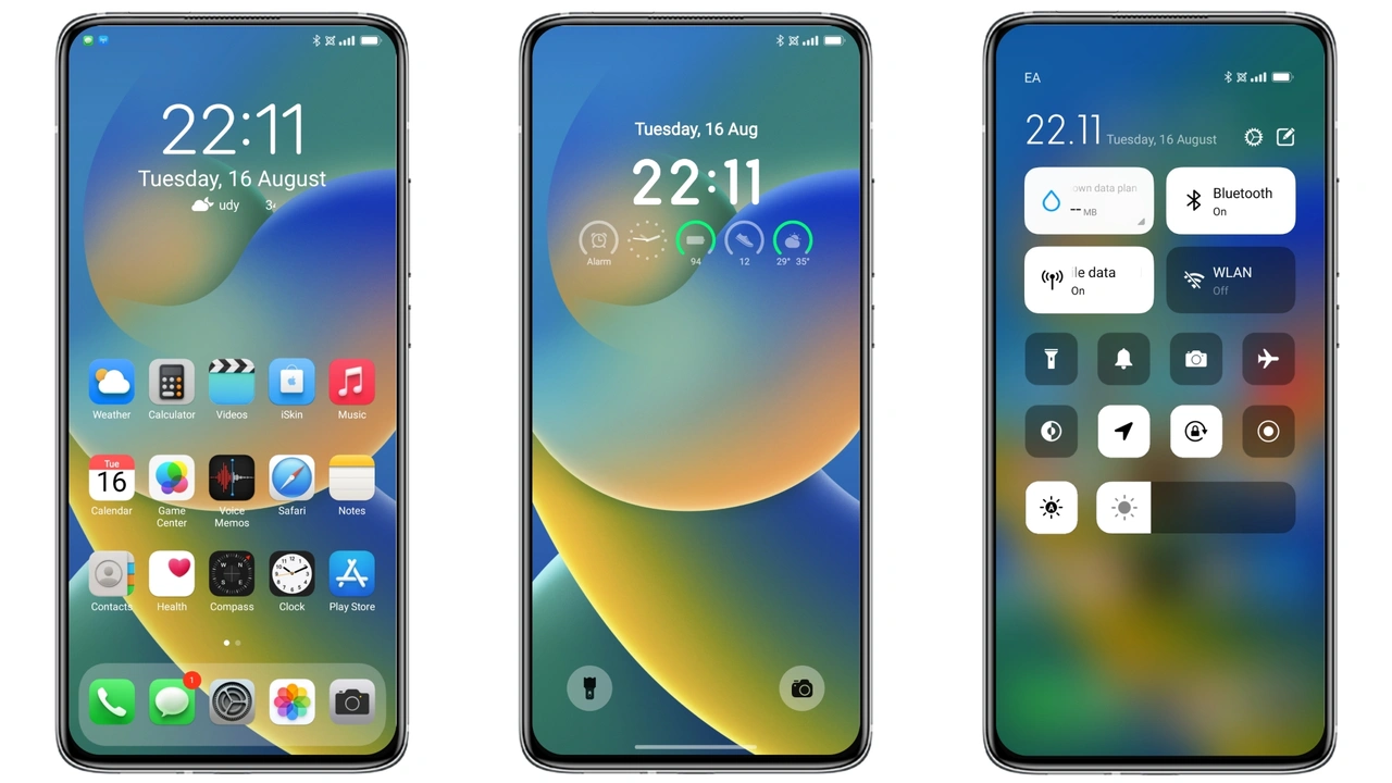 iOS 16 MIUI theme for Xiaomi and Redmi devices - MIUI Themer