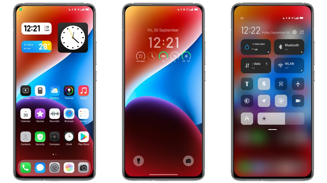 Dimension Os MIUI theme for Xiaomi and Redmi devices - MIUI Themer