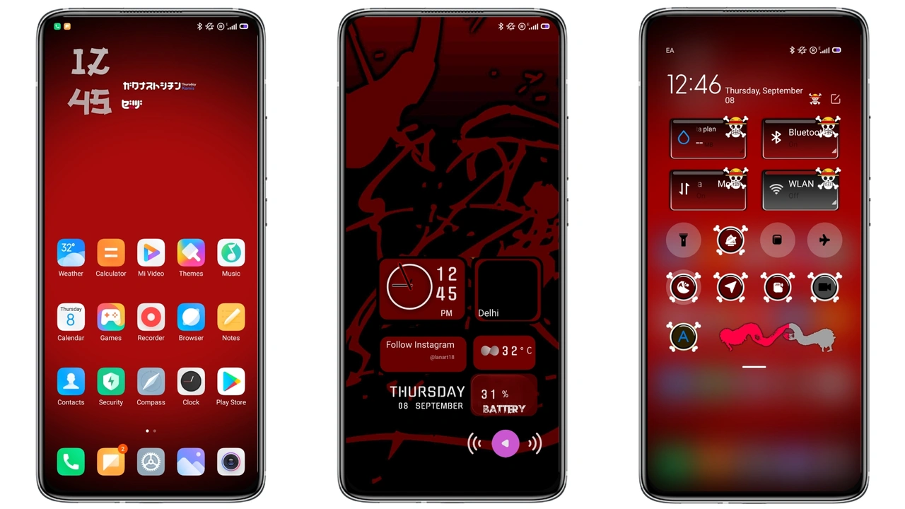 REDMAGICIAN V12.5 MIUI theme for Xiaomi and Redmi devices - MIUI Themer
