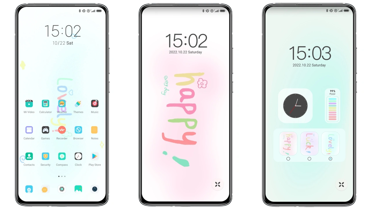 Colored text MIUI theme for Xiaomi and Redmi Phones - MIUI Themer