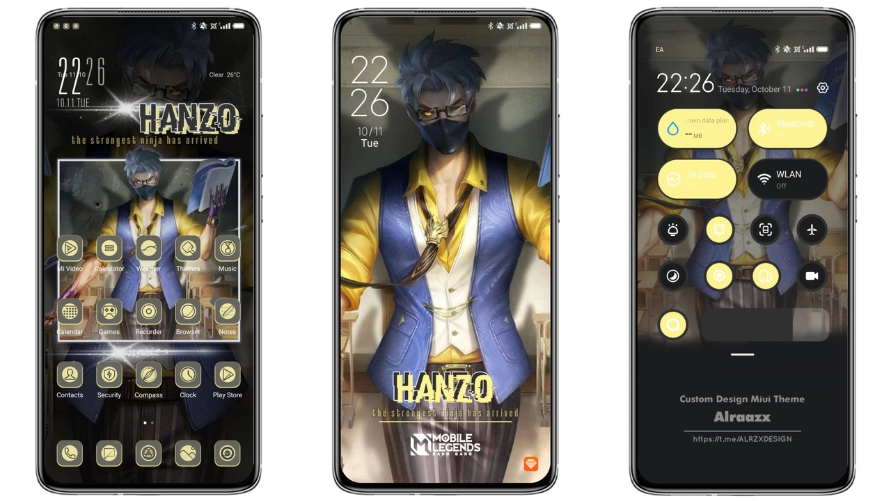 Hanzo MIUI theme for Xiaomi and Redmi devices - MIUI Themer