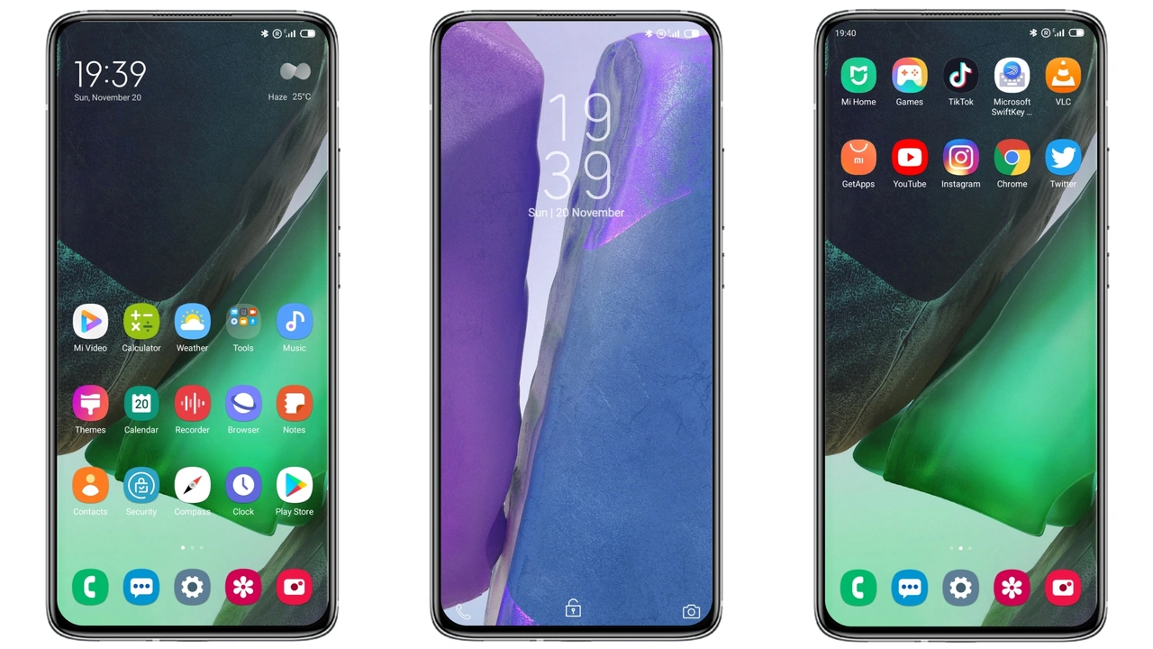 Galaxy Note 20 MIUI theme for Xiaomi and Redmi Phones - MIUI Themer