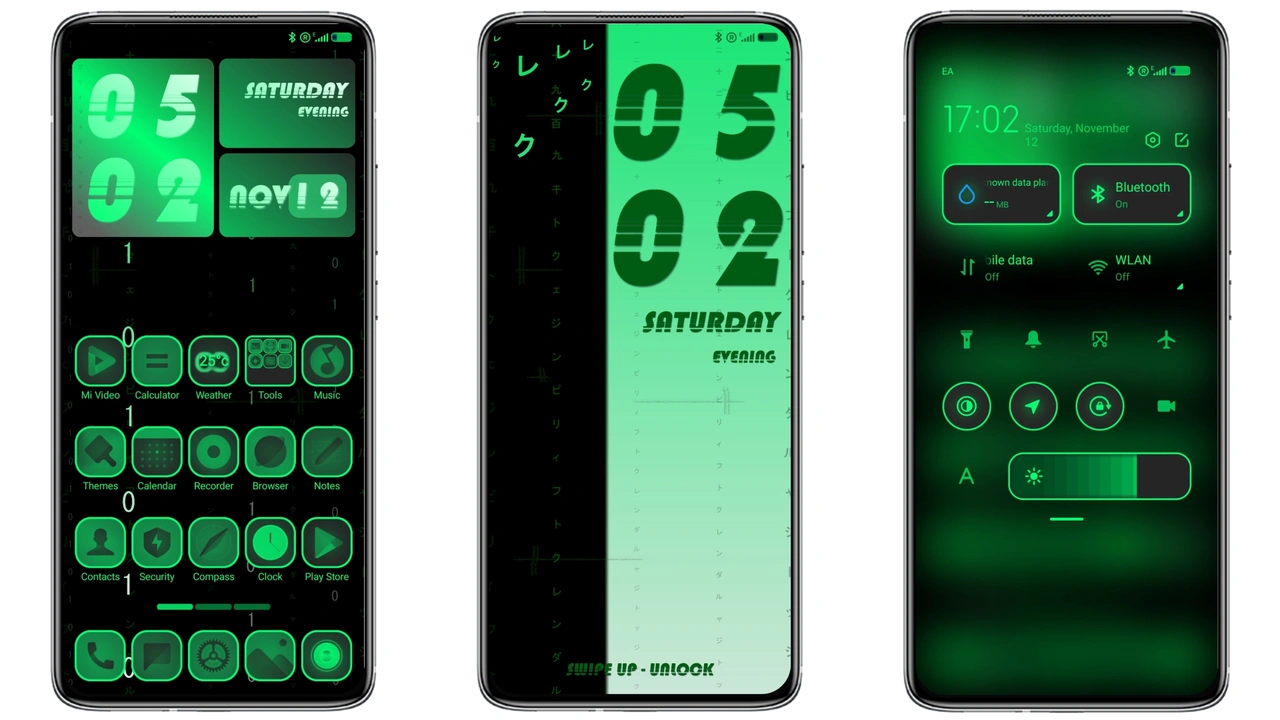 Matrix Gen1 V12 MIUI theme for Xiaomi and Redmi Phones - MIUI Themer