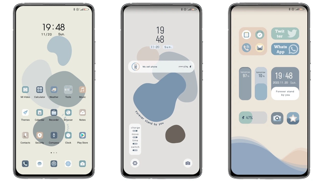 Simple color block MIUI theme for Xiaomi and Redmi Phones - MIUI Themer
