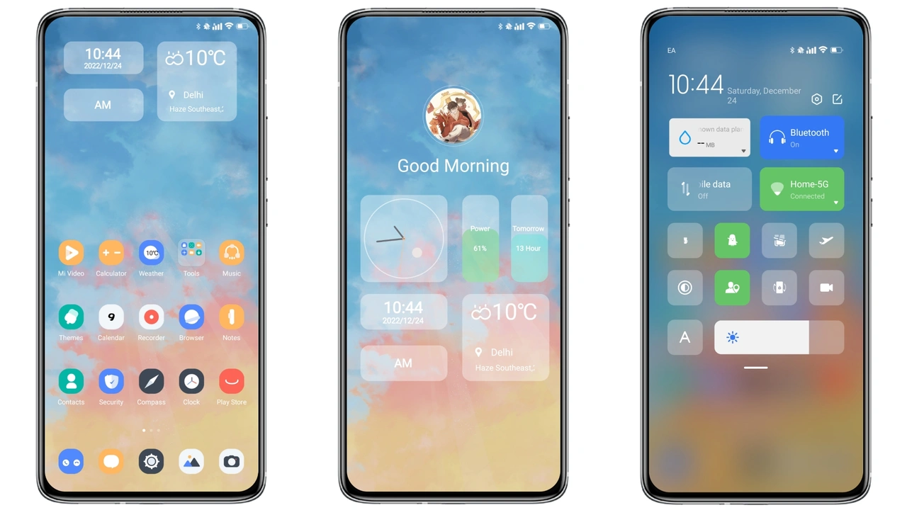 Color widget MIUI theme for Xiaomi and Redmi Phones - MIUI Themer