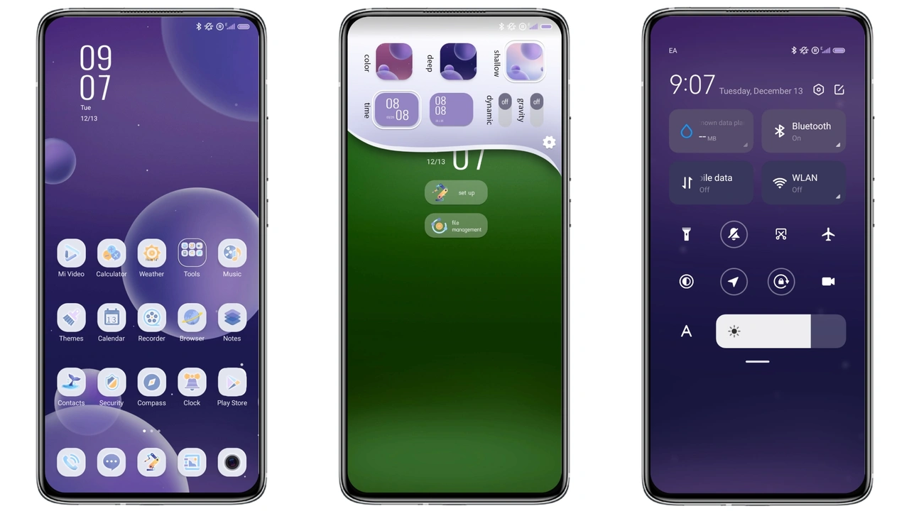 Dynamic gradient MIUI theme for Xiaomi and Redmi Phones - MIUI Themer