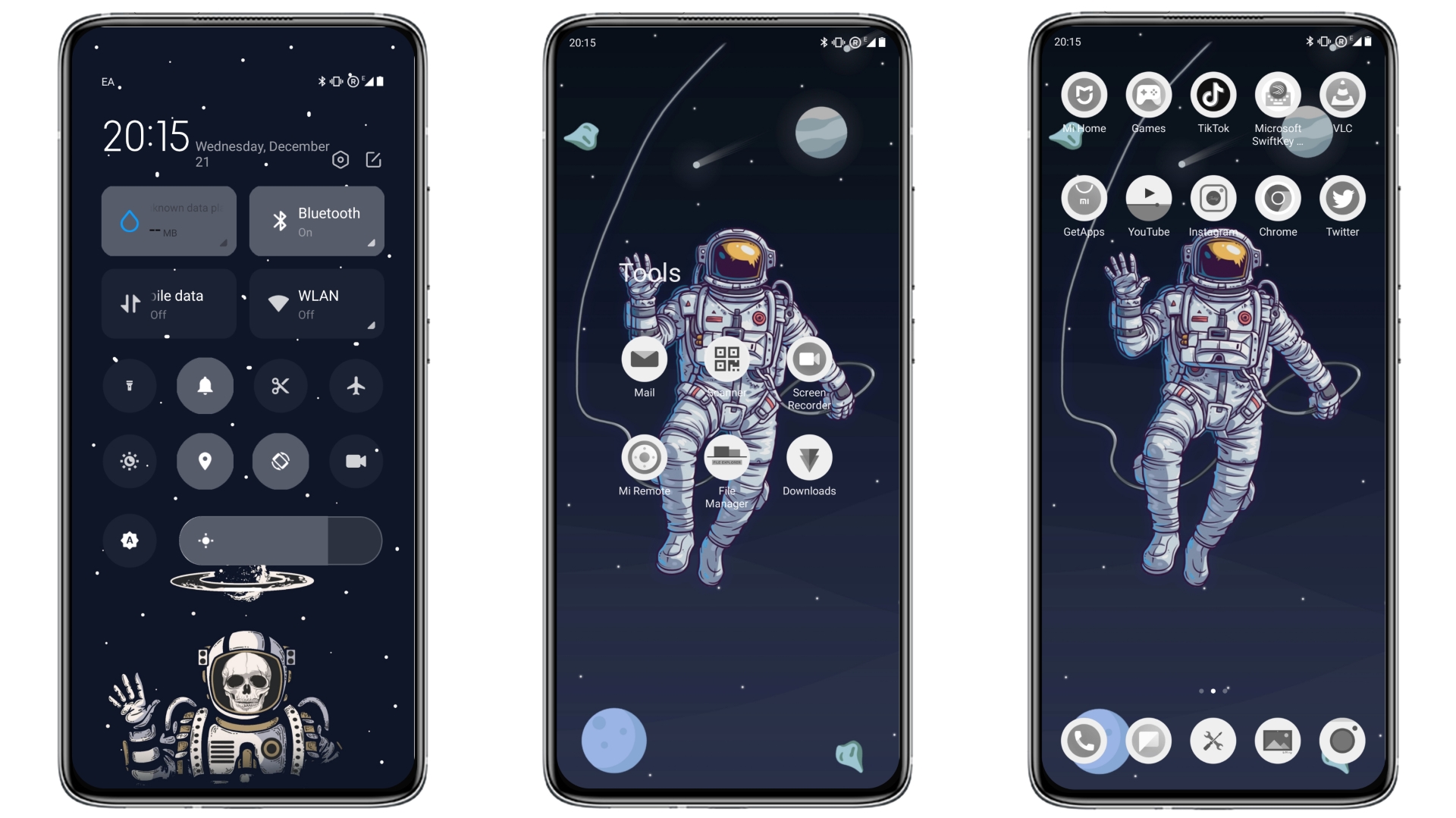 Stratosphere M13 MIUI theme for Xiaomi and Redmi Phones - MIUI Themer