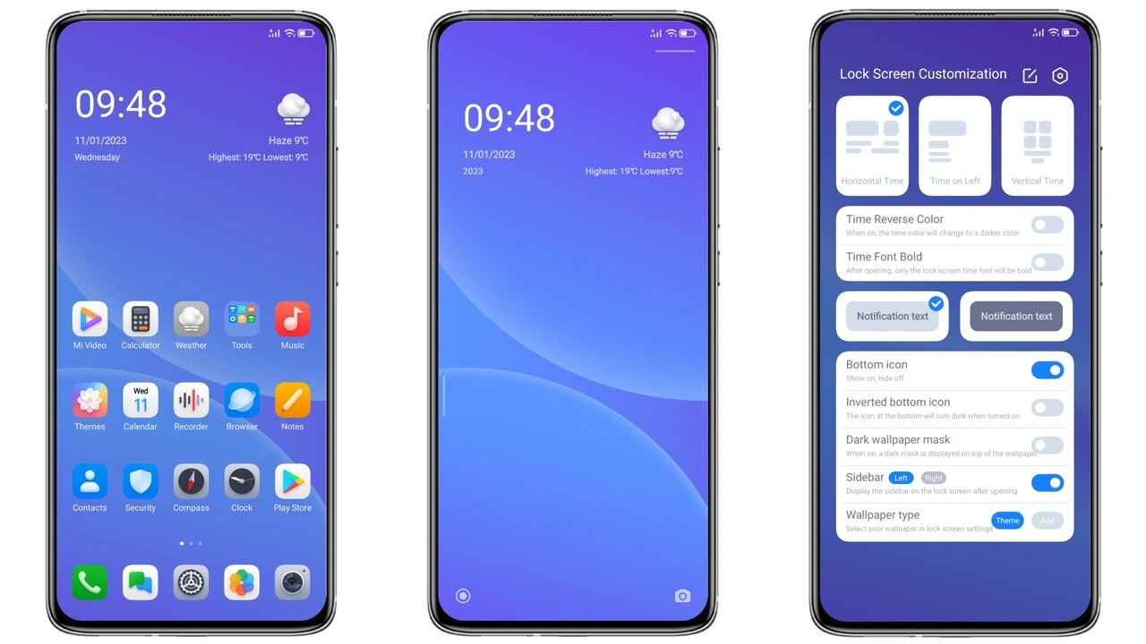 Blue Phantom MIUI theme for Xiaomi and Redmi Phones - MIUI Themer