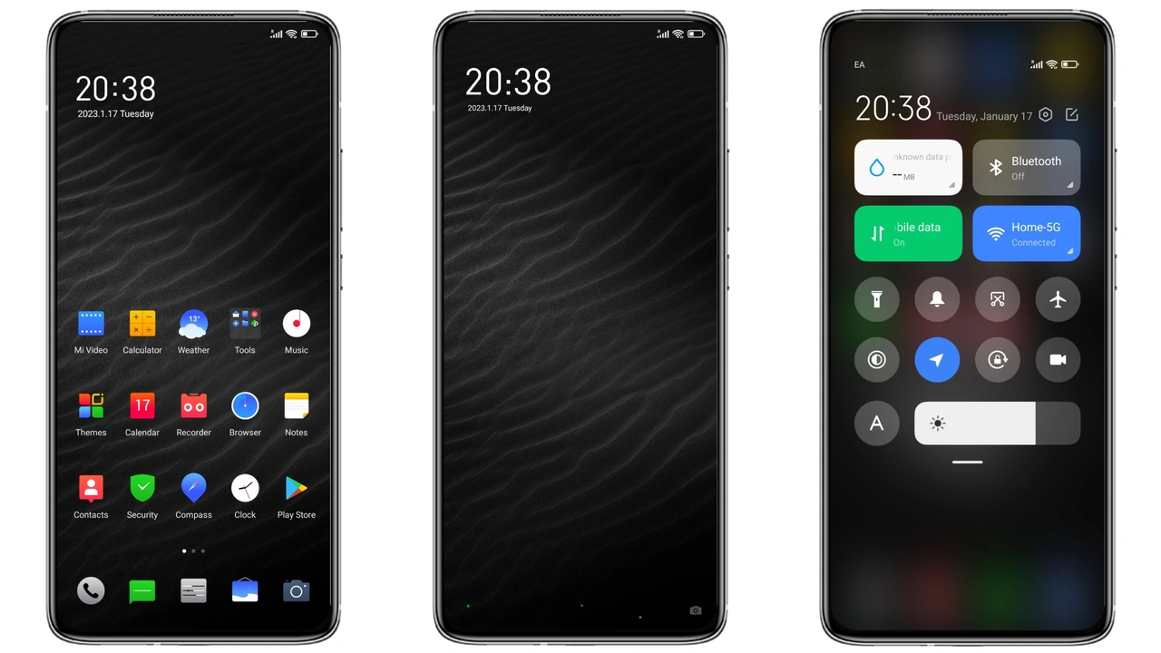 The night MIUI theme for Xiaomi and Redmi Phones - MIUI Themer