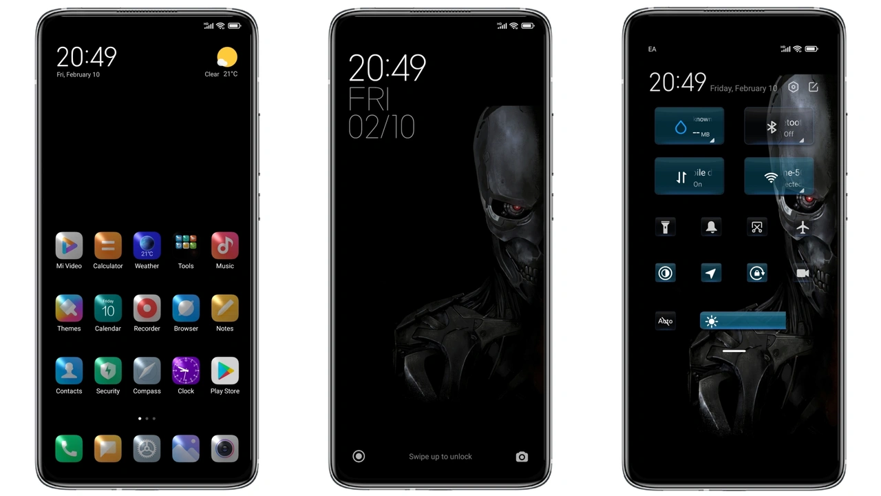 Skynet 12.5 MIUI theme for Xiaomi and Redmi Phones - MIUI Themer