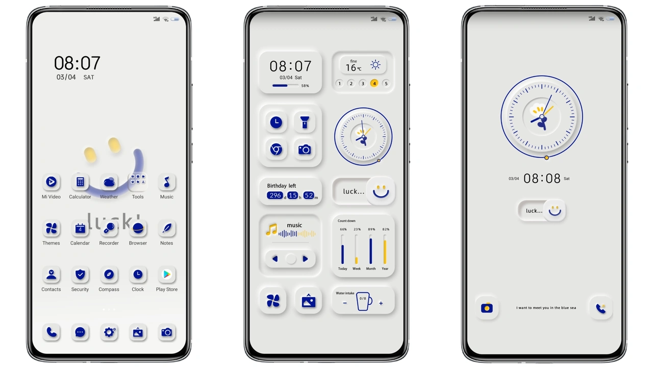 Klein mimicry MIUI theme for Xiaomi and Redmi Phones - MIUI Themer