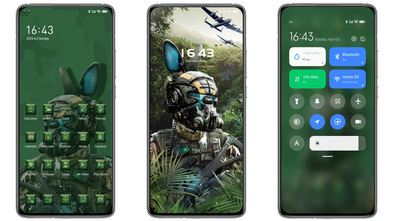 Rabbit Warrior MIUI theme for Xiaomi and Redmi Phones - MIUI Themer