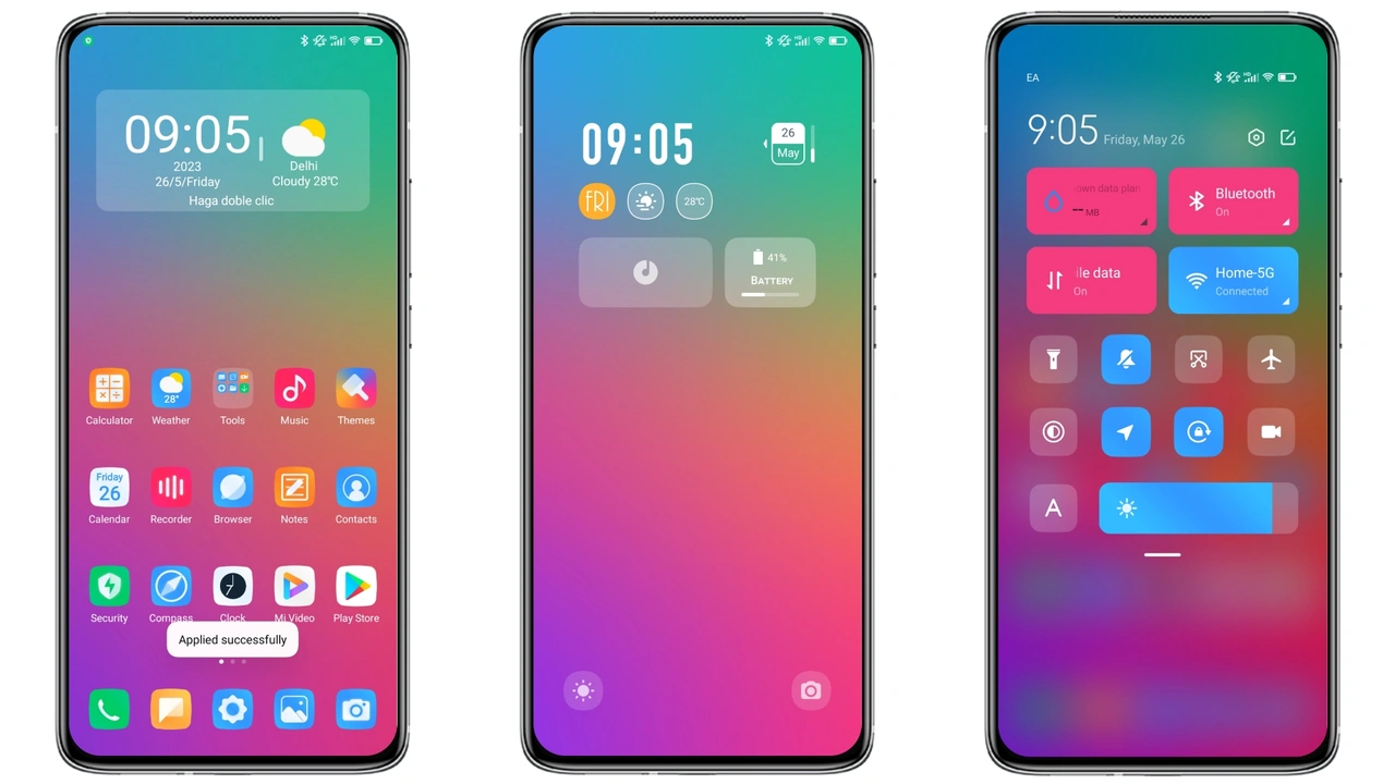 Glassubh M14 MIUI theme for Xiaomi and Redmi Phones - MIUI Themer