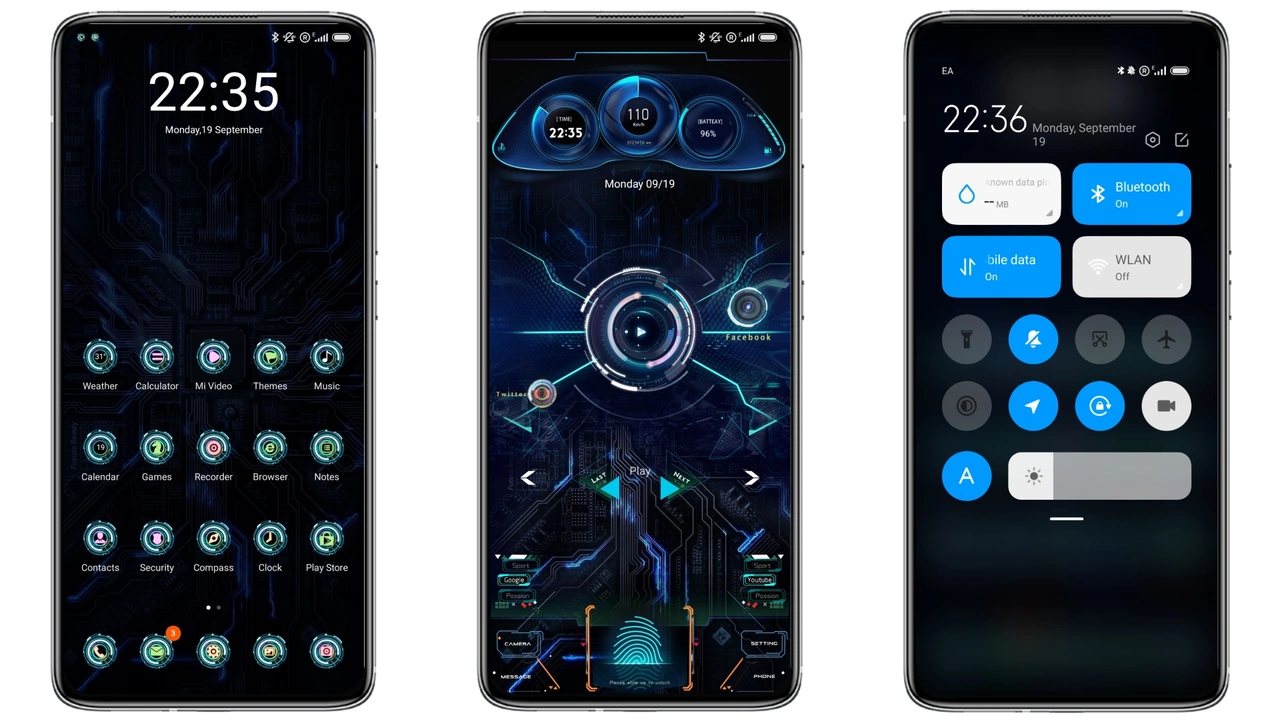 Gravity Technology MIUI theme for Xiaomi and Redmi Phones - MIUI Themer