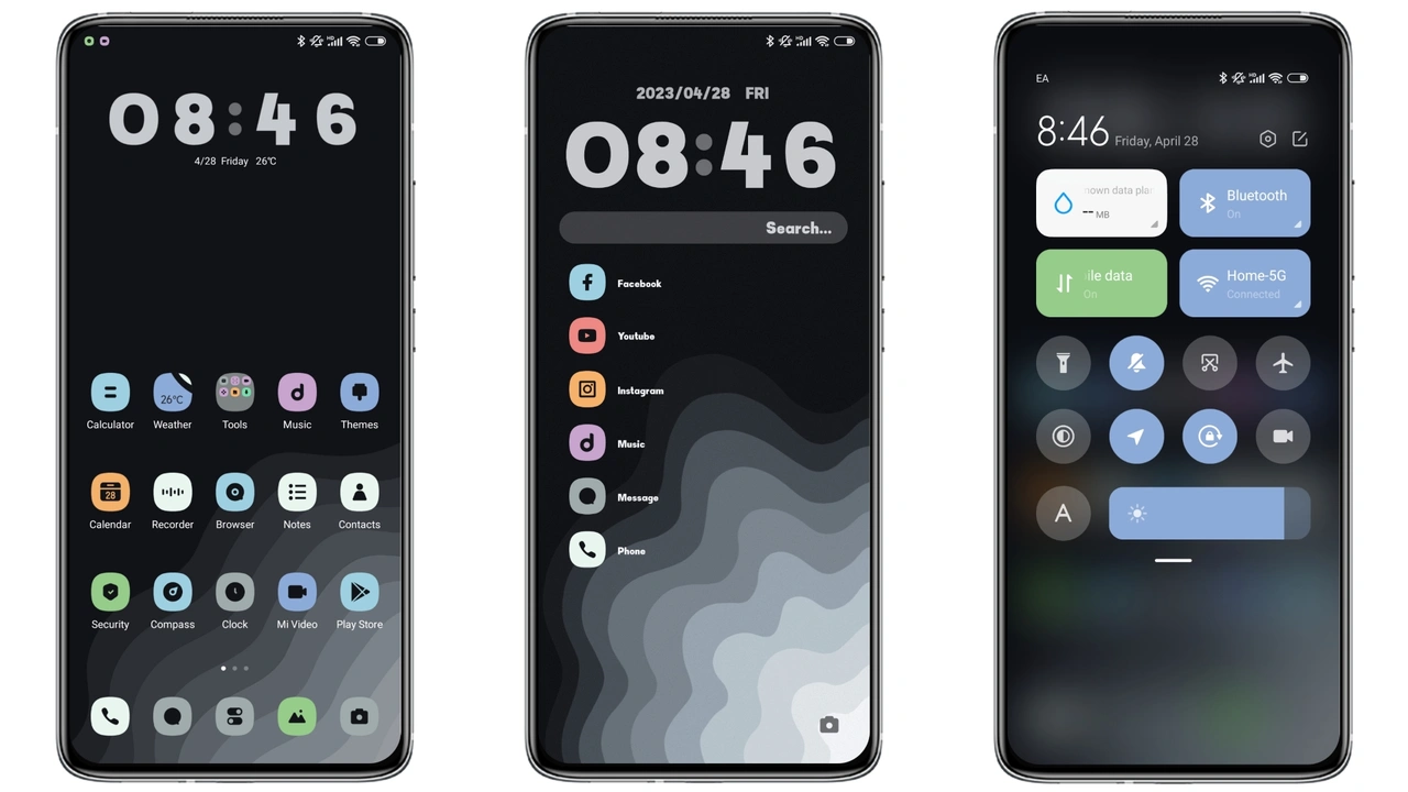 Wave rhythm MIUI theme for Xiaomi and Redmi Phones - MIUI Themer
