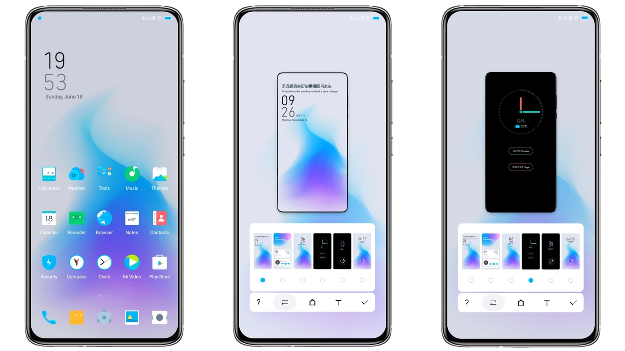 Cool lock screen MIUI theme Young Forever for Xiaomi and Redmi Phones ...