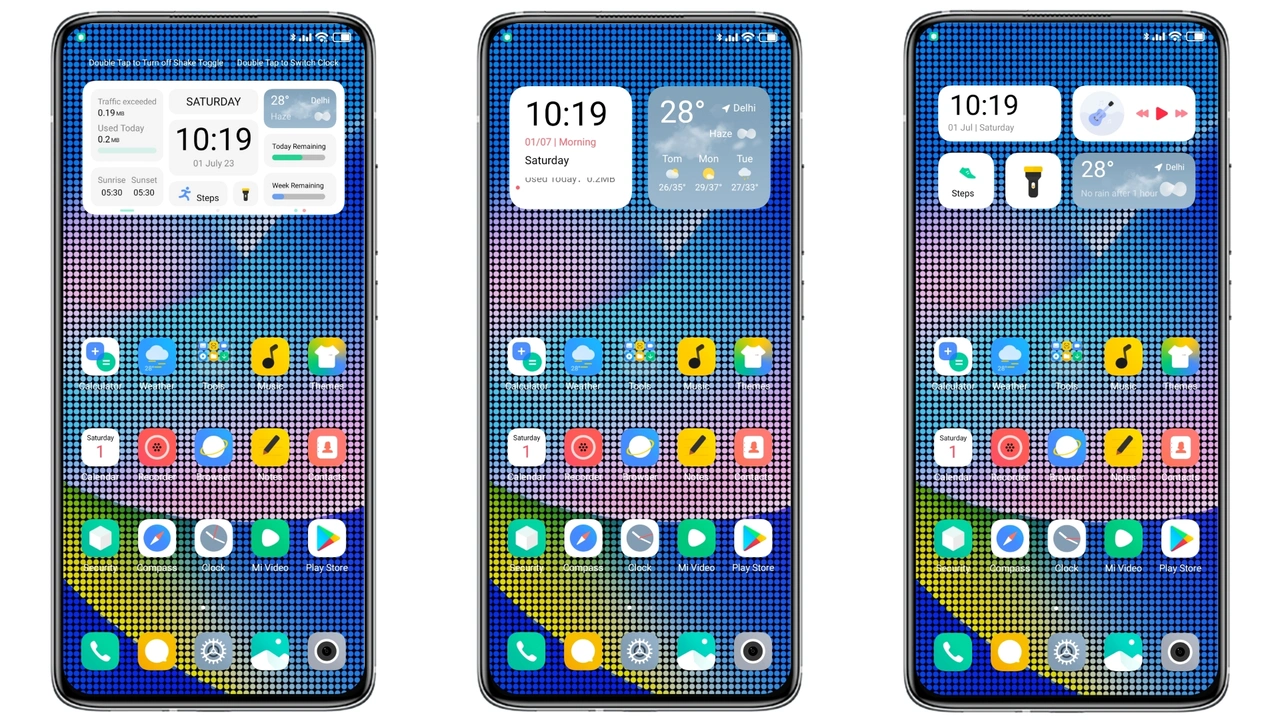 Custom lock screen MIUI theme ENix v12 for Xiaomi and Redmi phones ...