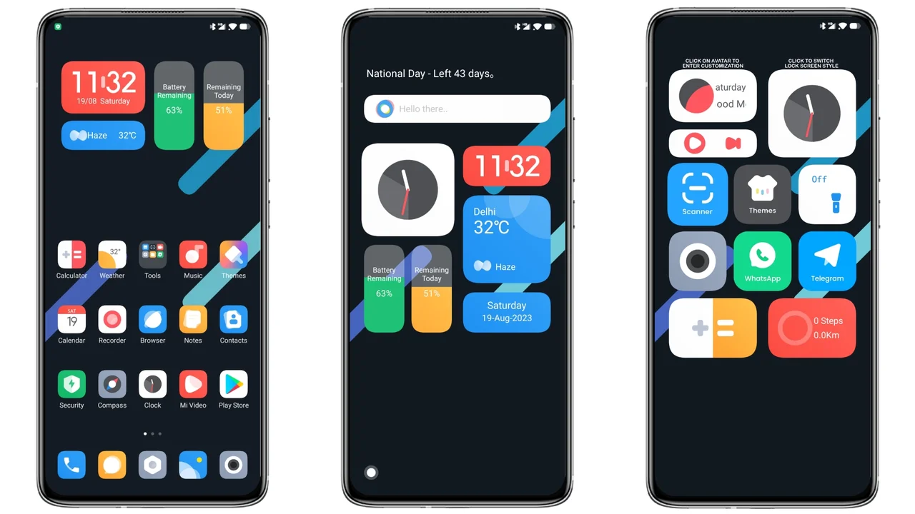 Angle UI MIUI theme for Xiaomi and Redmi phones - MIUI Themer