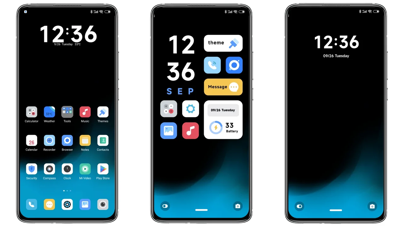 Blue Flame MIUI theme for Xiaomi and Redmi phones - MIUI Themer