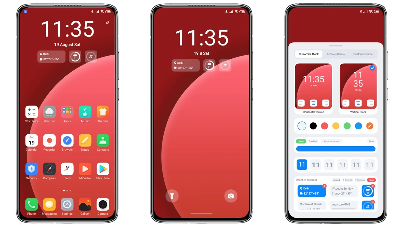 Lock screen MIUI theme Dem 18 for Xiaomi and Redmi phones - MIUI Themer