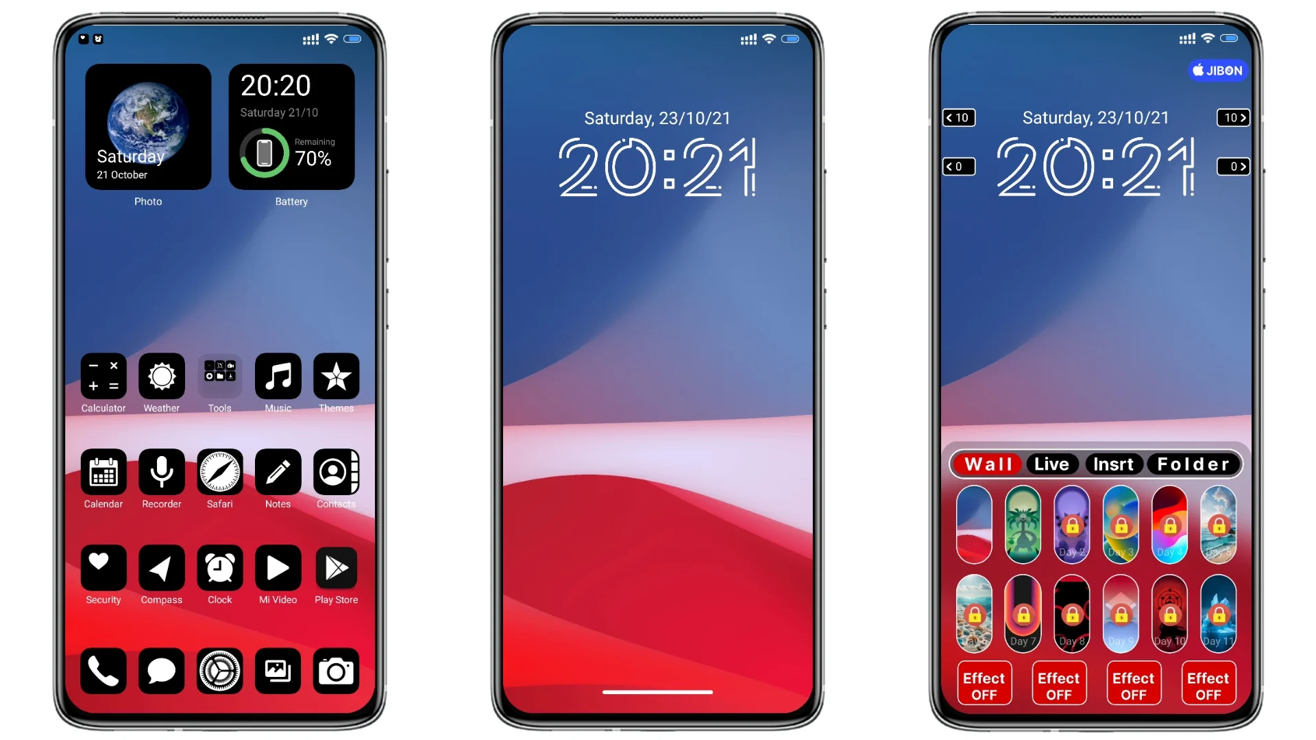 Fresh and Awesome MIUI theme MY Life V30 Black for Xiaomi and Redmi ...