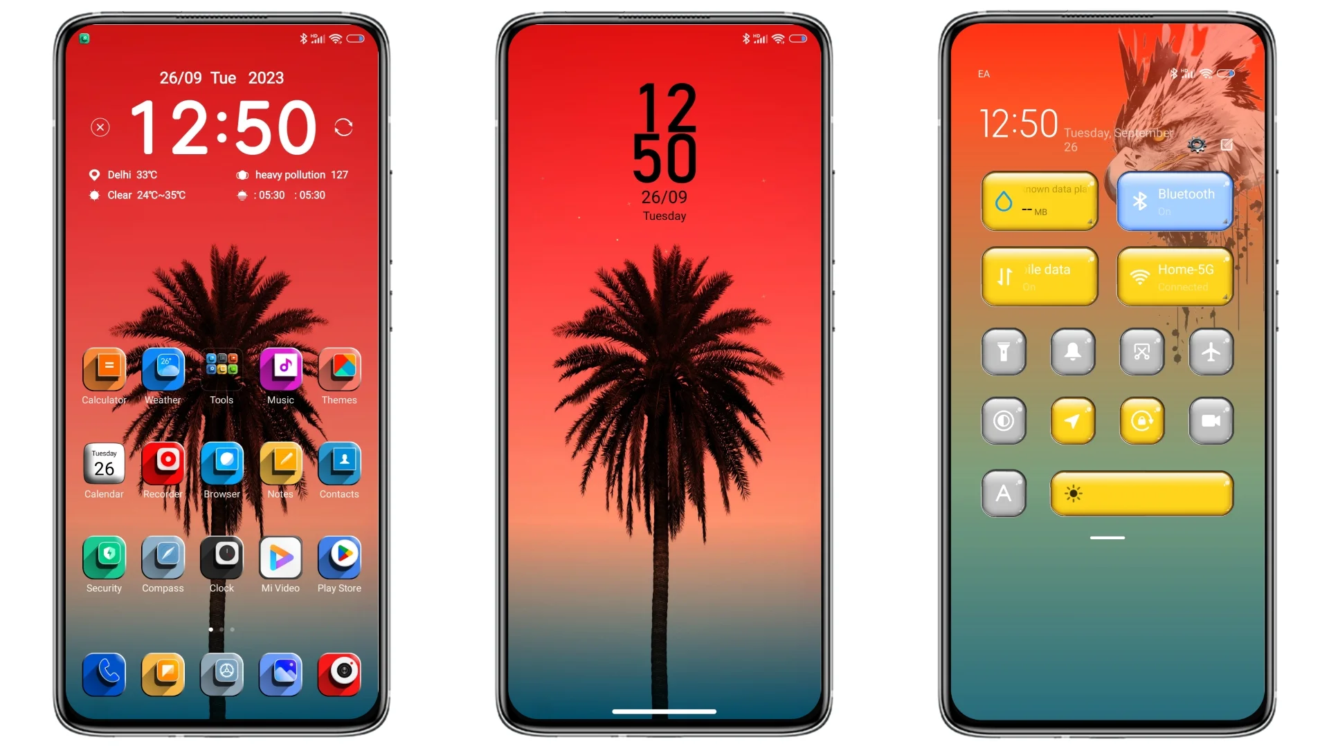 New 3D Icons MIUI theme Palm m14 for Xiaomi and Redmi phones - MIUI Themer