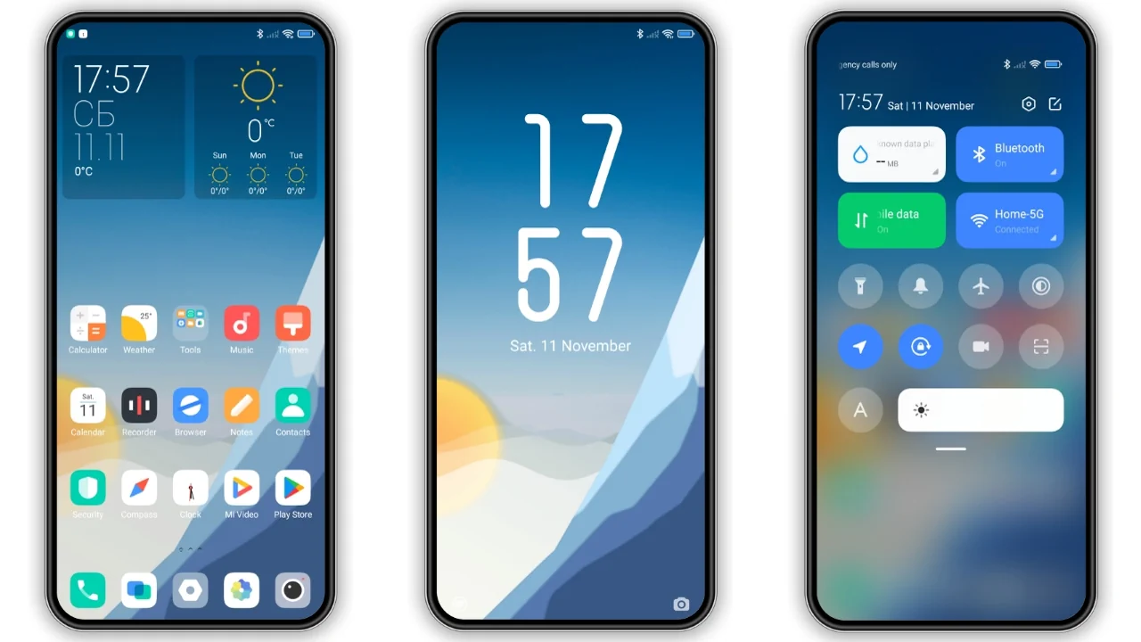BLUEMOTION Simple MIUI theme for Xiaomi and Redmi phones - MIUI Themer