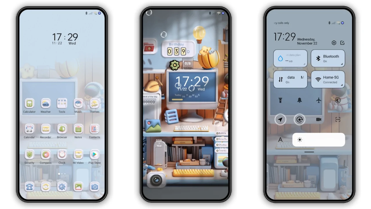 Fun desktop MIUI theme for Xiaomi and Redmi phones - MIUI Themer
