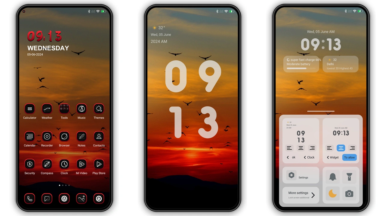 Red Sky MIUI Theme for Xiaomi and Redmi Phones - MIUI Themer