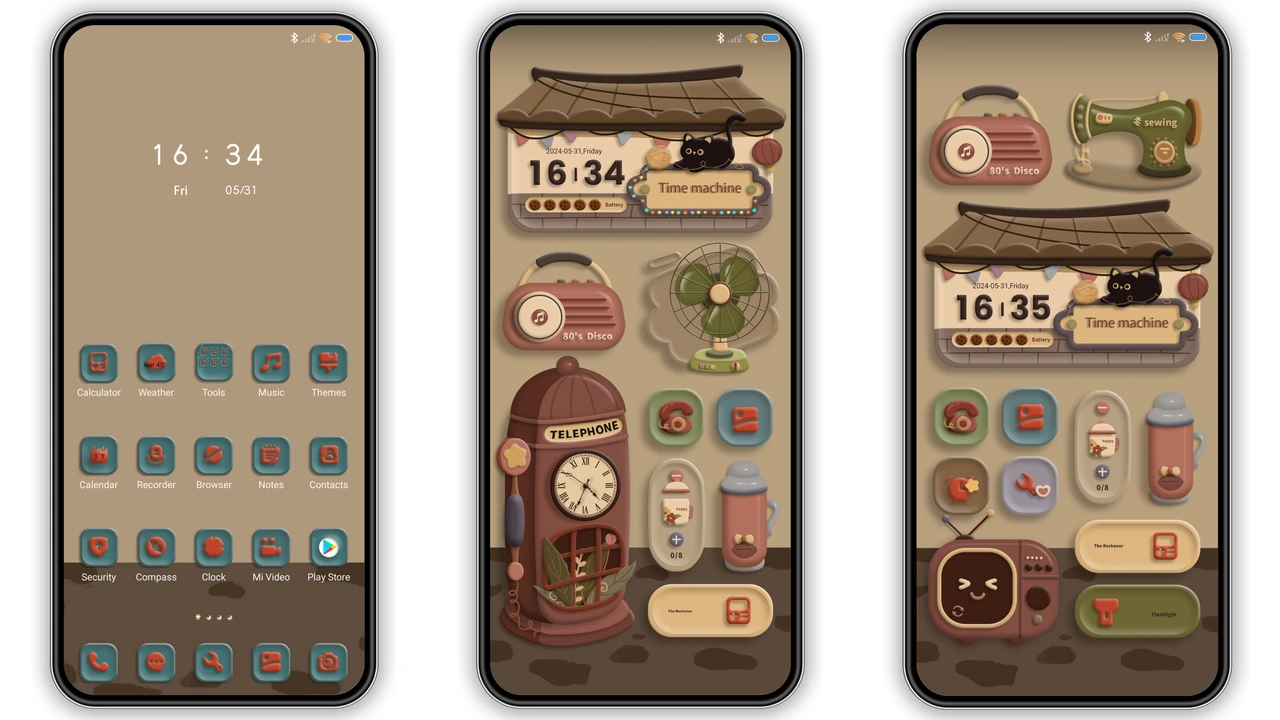 Time Machine MIUI Theme for Xiaomi and Redmi Phones - MIUI Themer