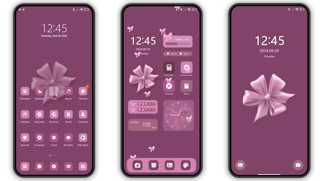 bows MIUI Theme for Xiaomi and Redmi Phones - MIUI Themer