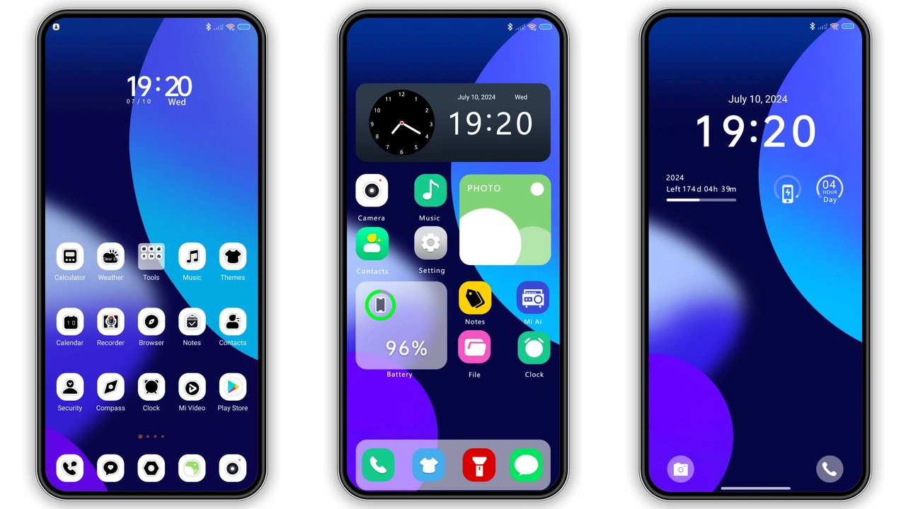 Reduced pattern MIUI Theme for Xiaomi and Redmi Phones - MIUI Themer