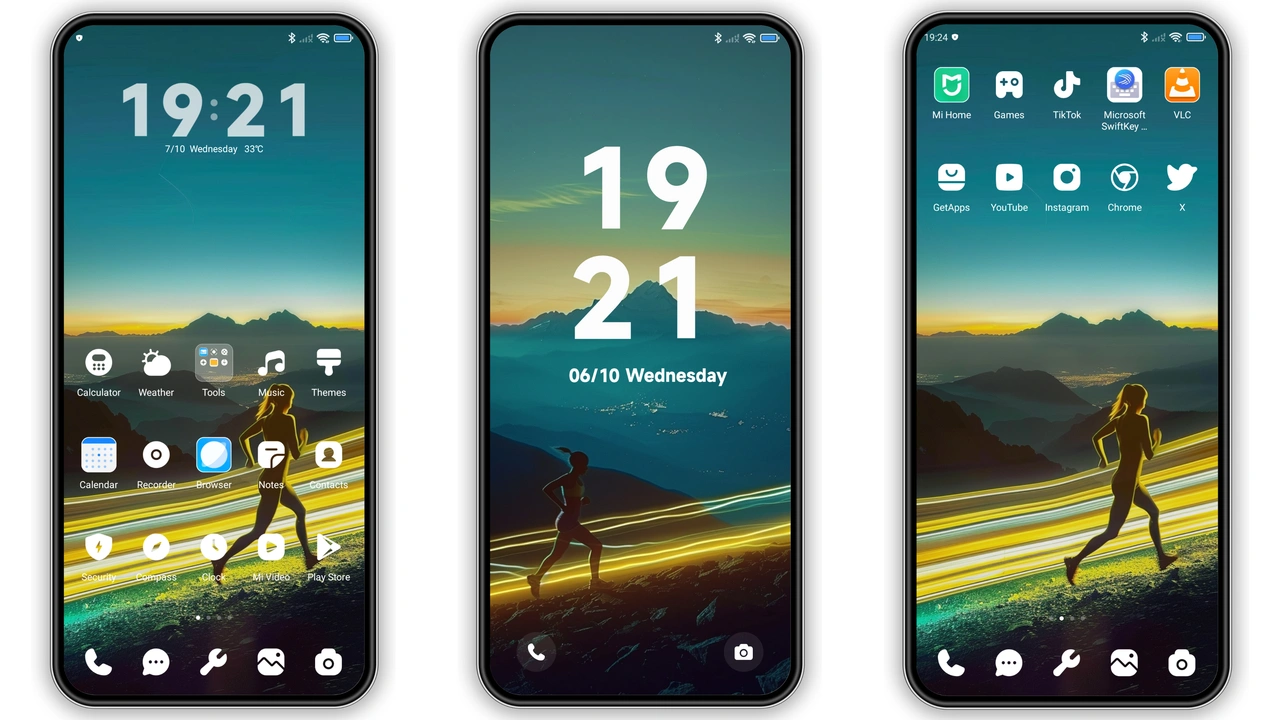 Running in the dark MIUI Theme for Xiaomi and Redmi Phones - MIUI Themer