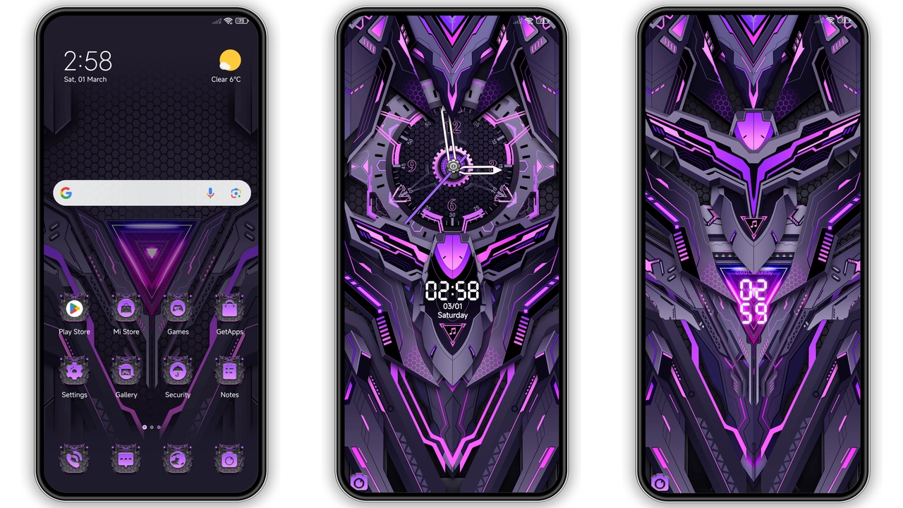 Mecha sound dial HyperOS Theme for Xiaomi and Redmi Phones - MIUI Themer
