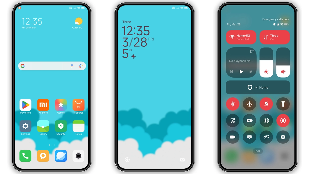 Ocean Blue HyperOS Theme for Xiaomi and Redmi Phones - MIUI Themer
