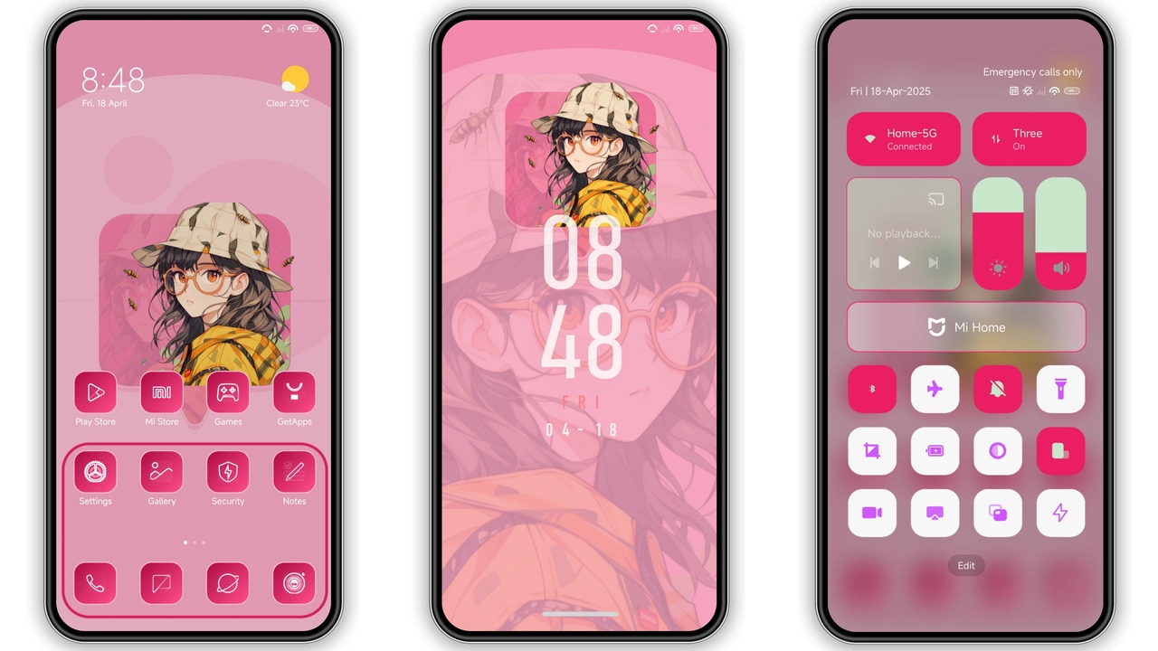 Hyper Anime HyperOS Theme for Xiaomi and Redmi Phones - MIUI Themer
