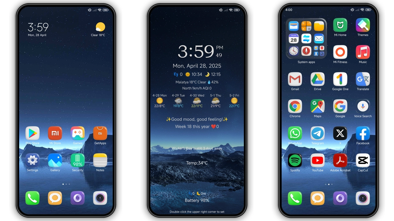 Enhance Beautify HyperOS Theme for Xiaomi and Redmi Phones - MIUI Themer