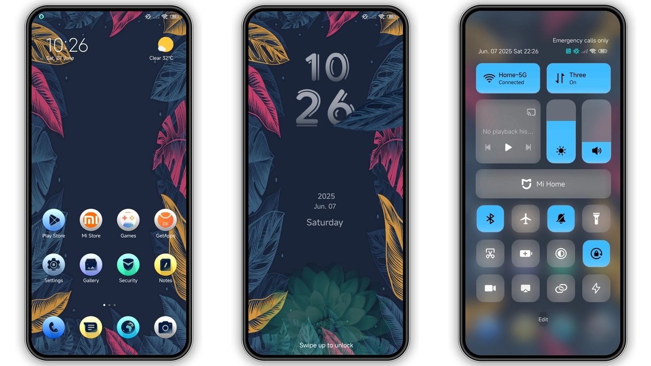 Color leaves HyperOS Theme for Xiaomi and Redmi Phones - MIUI Themer