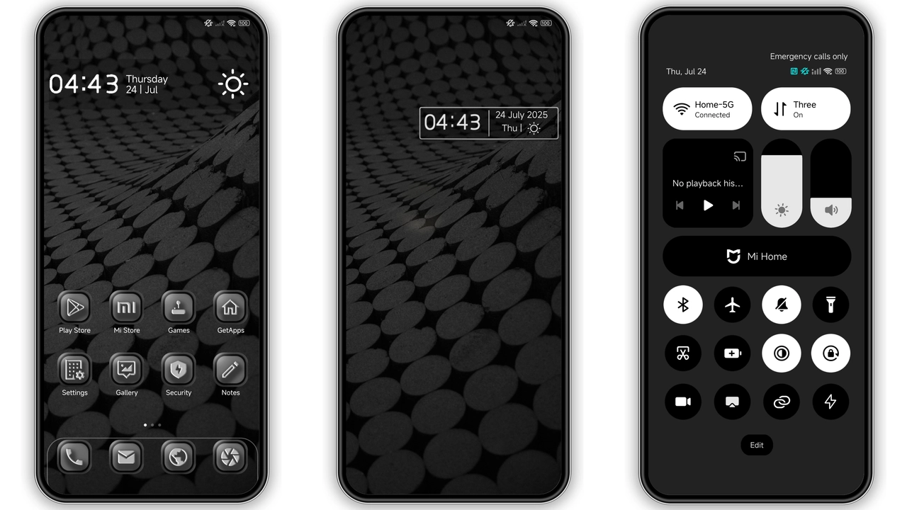 Black Hype HyperOS Theme for Xiaomi and Redmi Phones - MIUI Themer