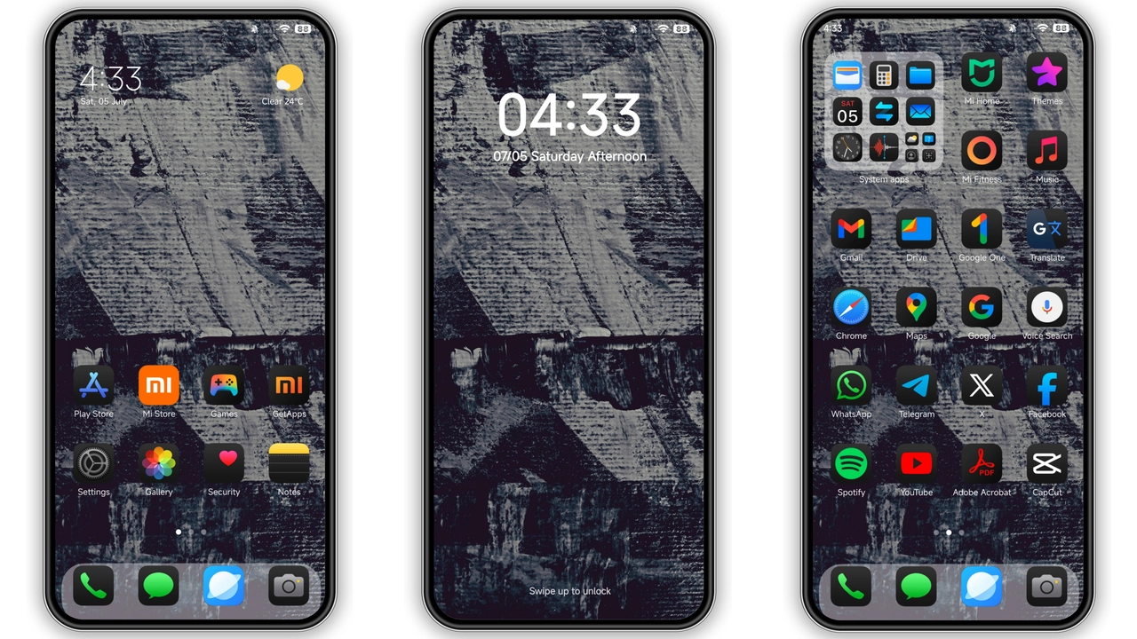 Super Plus Mix HyperOS Theme for Xiaomi and Redmi Phones - MIUI Themer