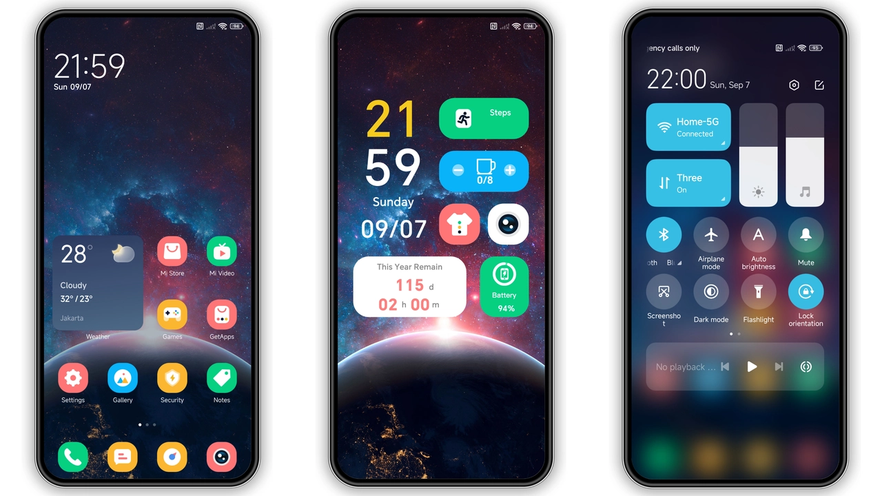 Prism Cosmos MIUI Theme for Xiaomi and Redmi Phones - MIUI Themer