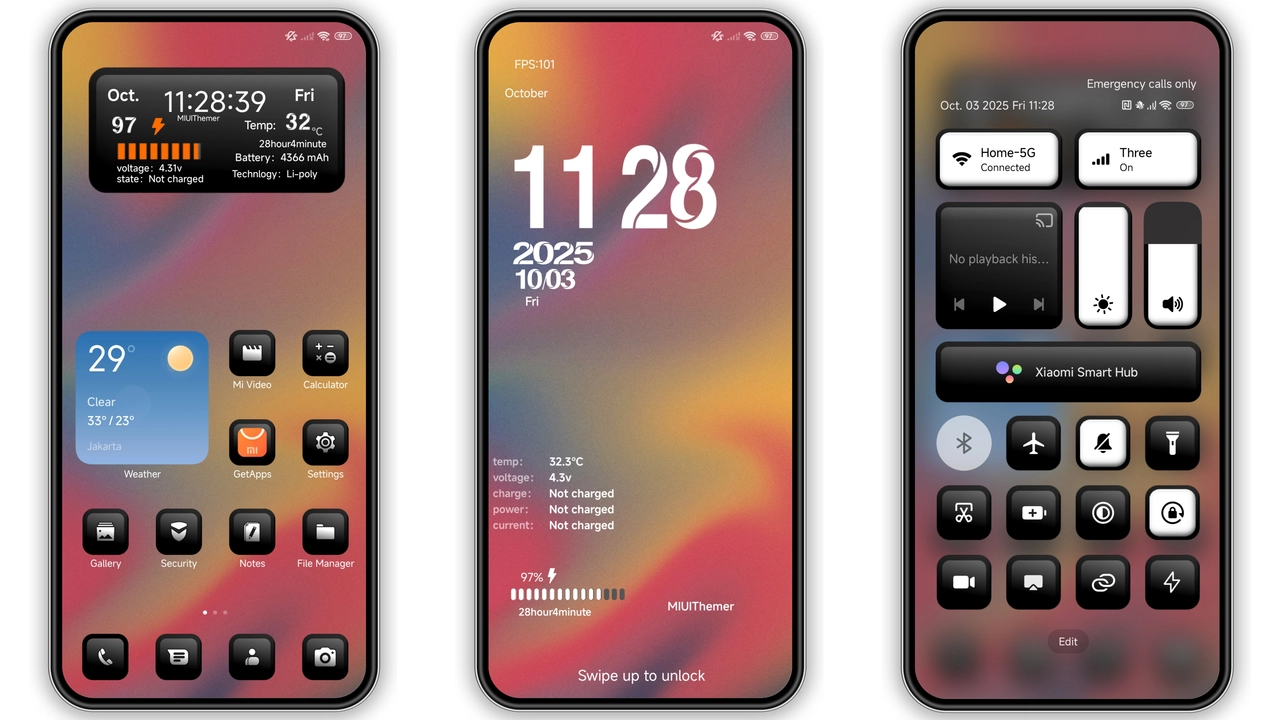 abstract_v2 HyperOS Theme for Xiaomi and Redmi Phones - MIUI Themer