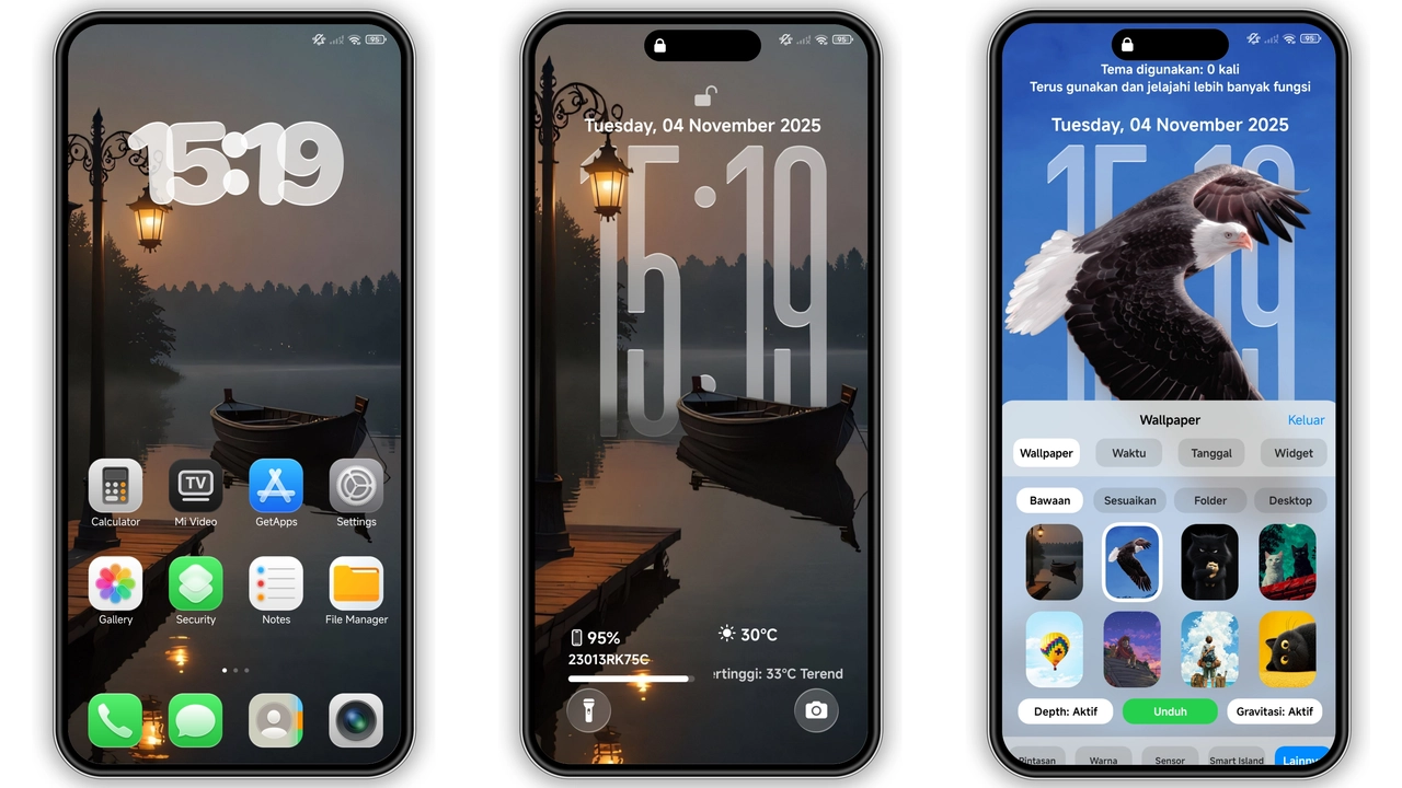 Jadol V3 HyperOS and MIUI Theme for Xiaomi and Redmi Phones - MIUI Themer